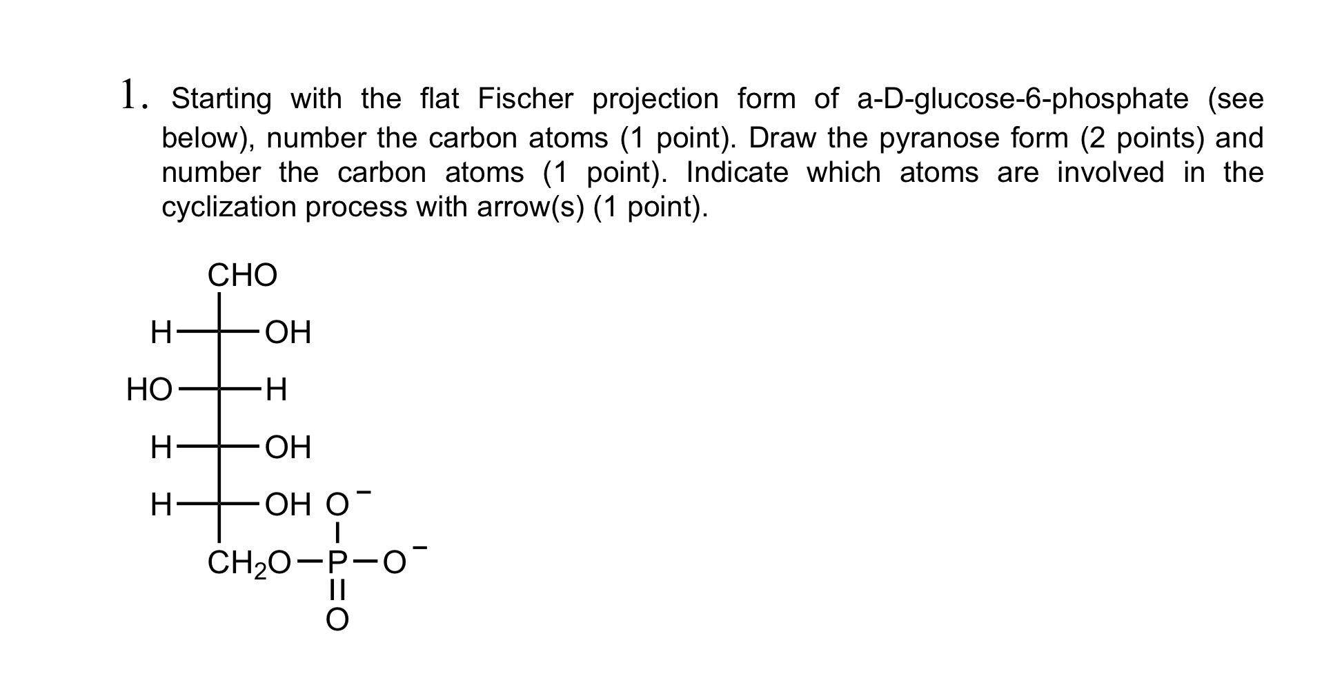 Solved Starting with the flat Fischer projection form of | Chegg.com
