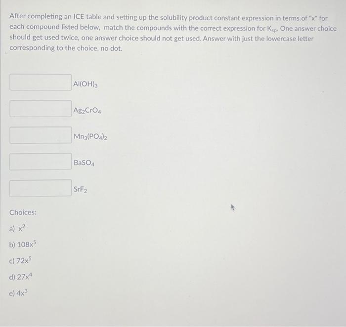 Solved After completing an ICE table and setting up the | Chegg.com