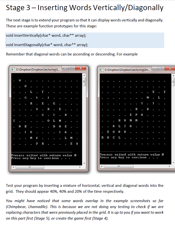 Introduction A Word Search Puzzle consists of a grid | Chegg.com