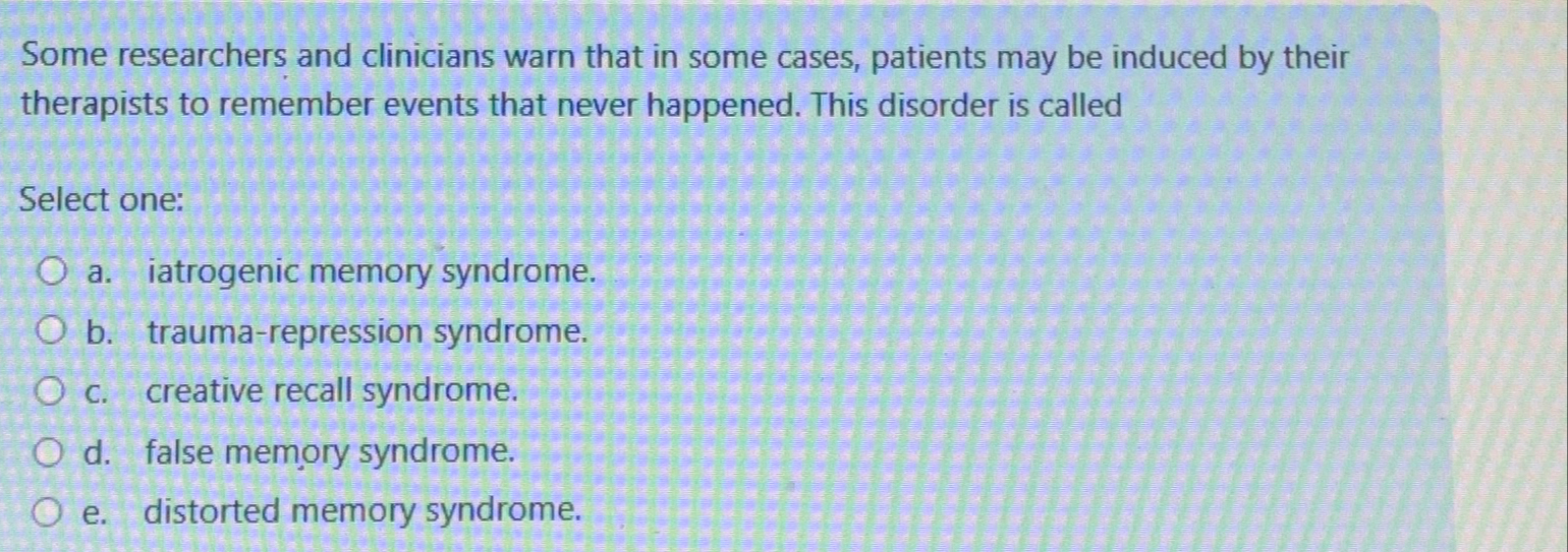 Solved Some researchers and clinicians warn that in some | Chegg.com