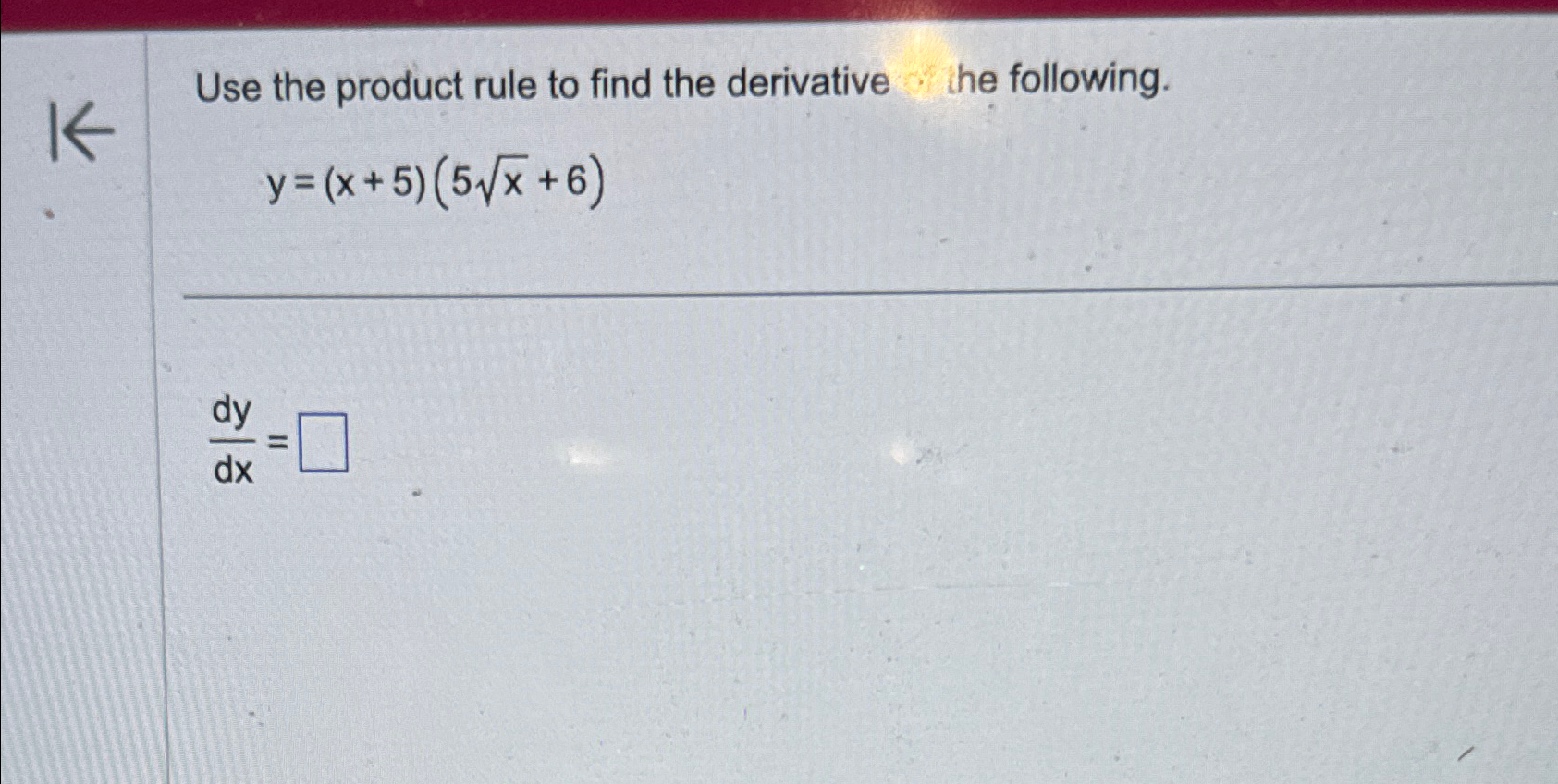 Solved Use the product rule to find the derivative the | Chegg.com