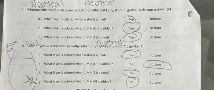 Solved can someone please see if my answers to this are | Chegg.com