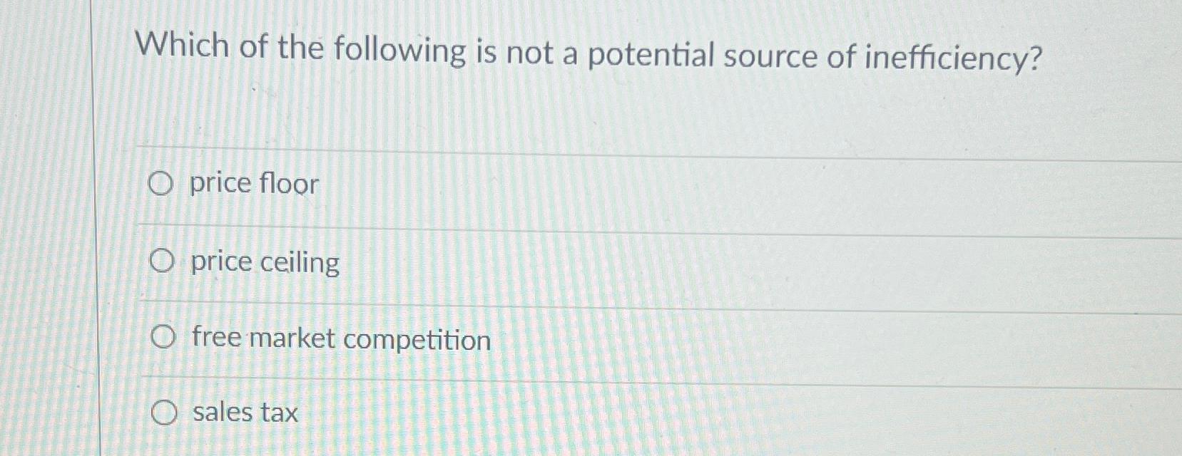 Solved Which of the following is not a potential source of | Chegg.com