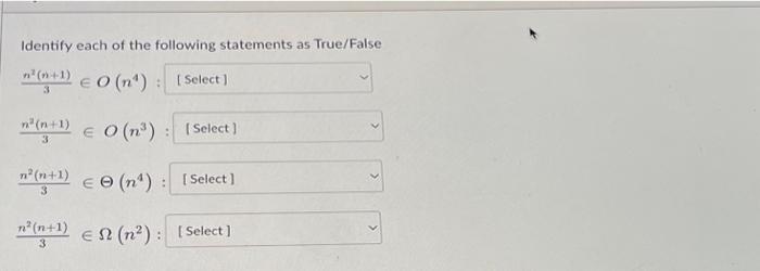 Solved Identify each of the following statements as | Chegg.com