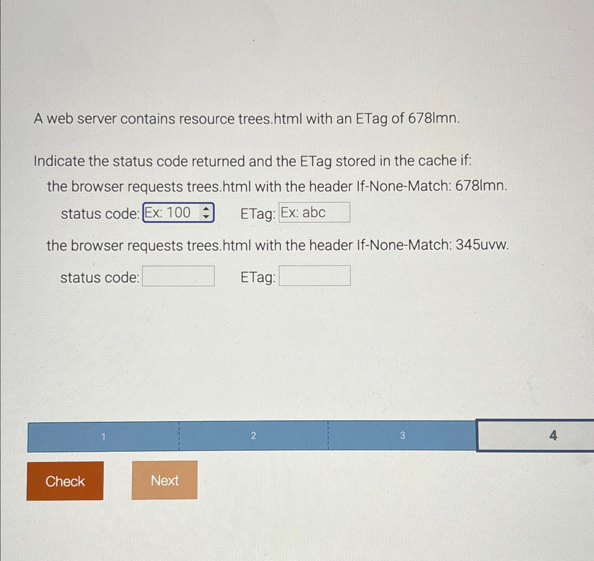 Solved I dont understand what an ETag is and how it | Chegg.com