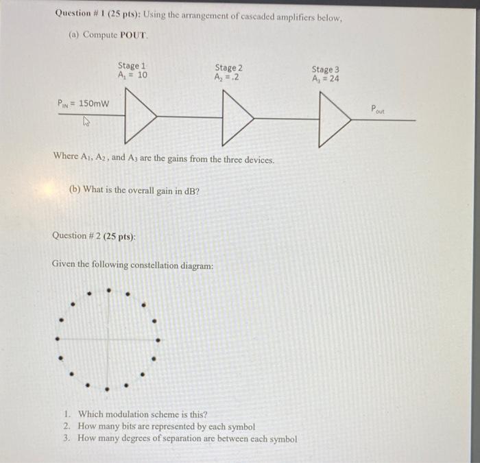 Solved Question \# 1 (25 pts): Using the arrangement of | Chegg.com