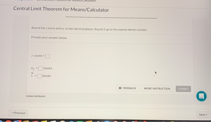 Solved 51G-D04 Assignments Central Limit Theorem for | Chegg.com
