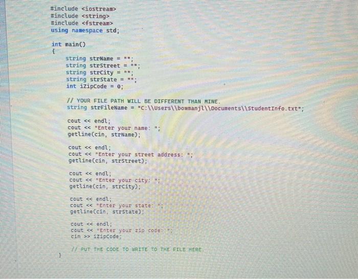 Solved Using notepad ensure that appropriate data read from | Chegg.com