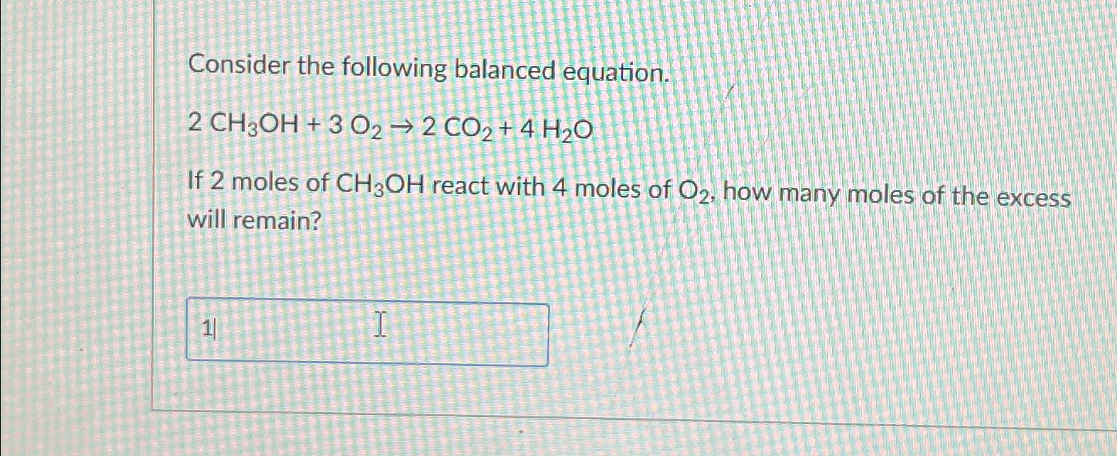 Consider the following balanced | Chegg.com