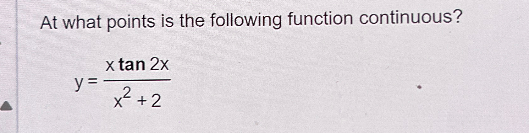 Solved At what points is the following function | Chegg.com