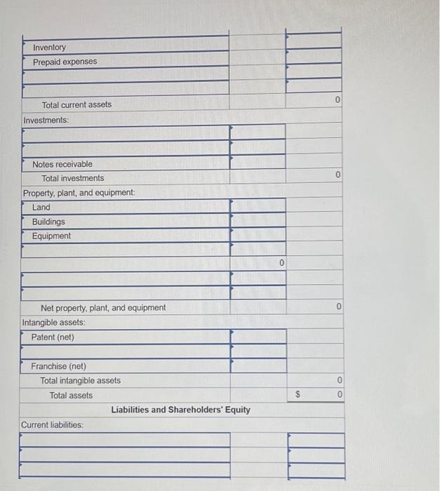 Solved Problem 3-6 (Static) Balance sheet preparation; | Chegg.com