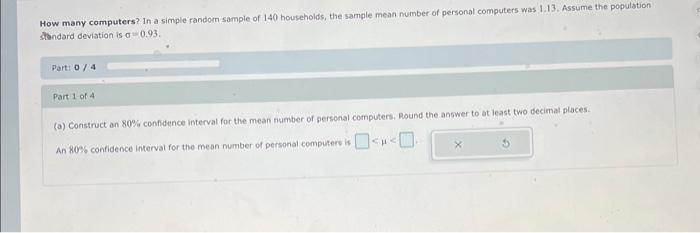 Solved How many computers? In a simple randorn sample of 140 | Chegg.com