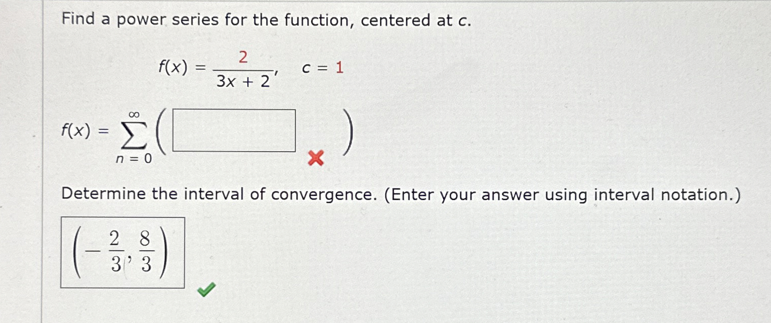 Solved Find a power series for the function, centered at | Chegg.com
