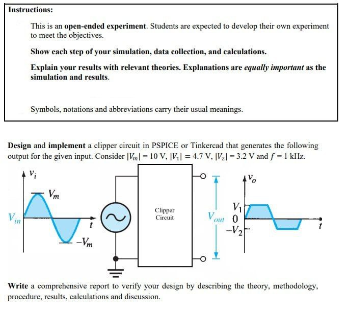 Solved Instructions:This is an open-ended experiment. | Chegg.com