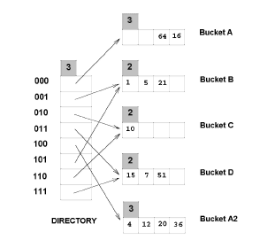 Solved: Exercise 11.1 Consider the Extendible Hashing index shown ...
