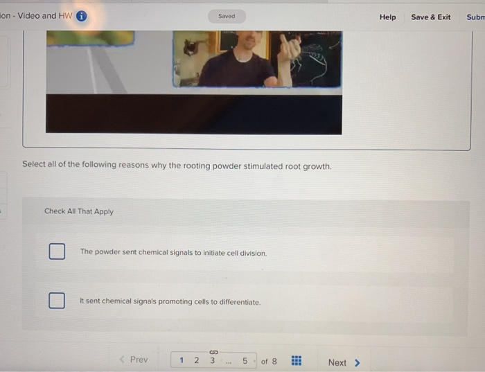 Solved lon - Video and HW Saved Help Save & Exit Subn Select | Chegg.com