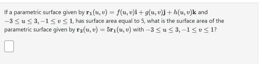Solved If ﻿a parametric surface given | Chegg.com