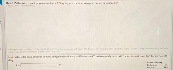 Solved (13\%) Problem 5: On a trip, you notice that a | Chegg.com