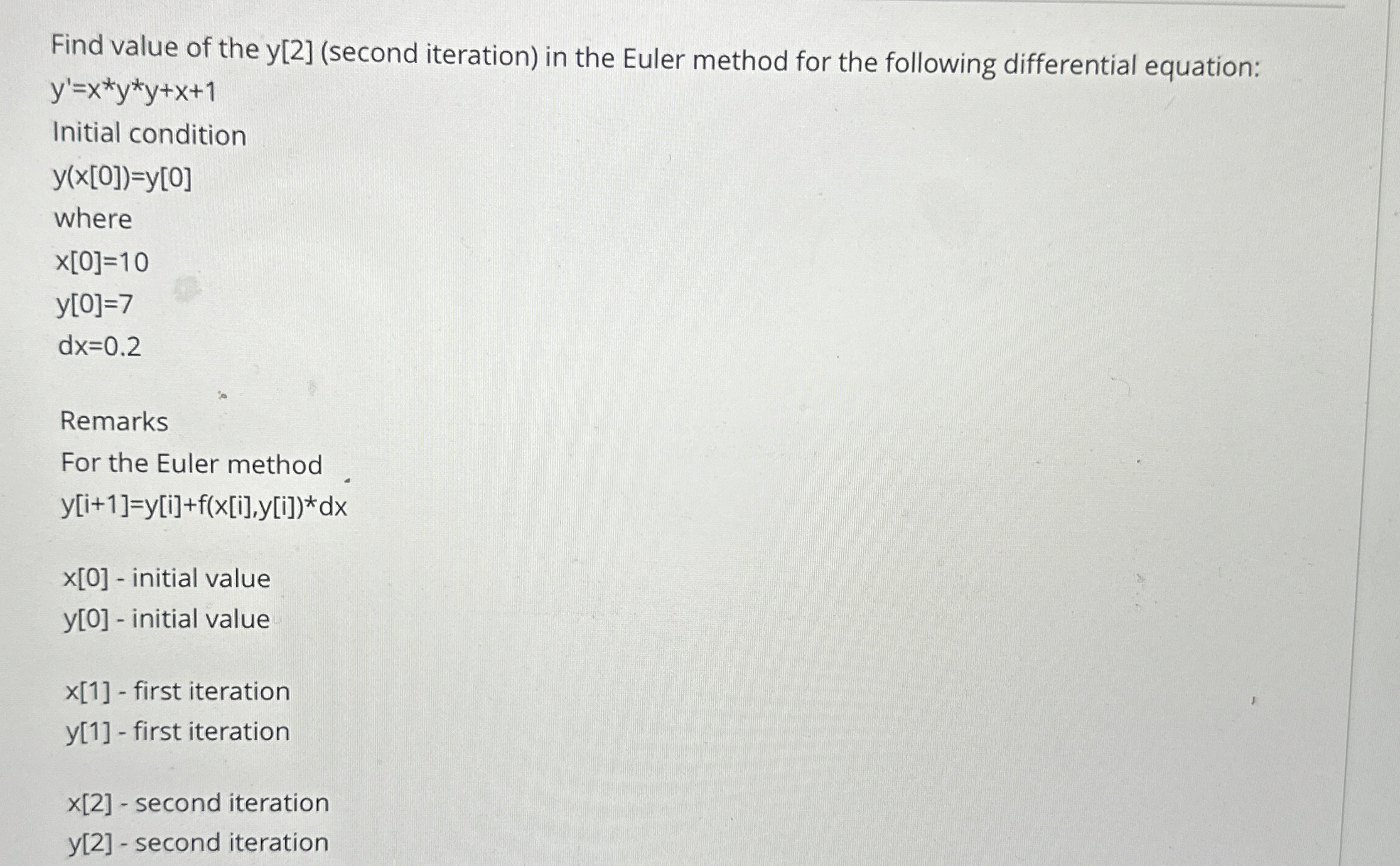 Solved Encuentra el valor de lay[2] (segunda iteración) ﻿en | Chegg.com