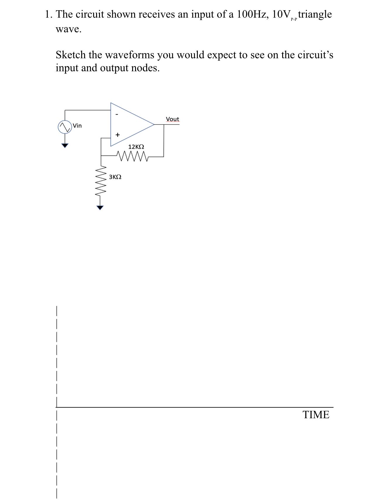 Solved Asap pleaseThe circuit shown receives an input of a | Chegg.com