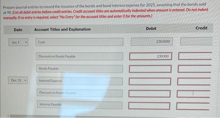 Solved Prepare journal entries to record the issuance of the | Chegg.com