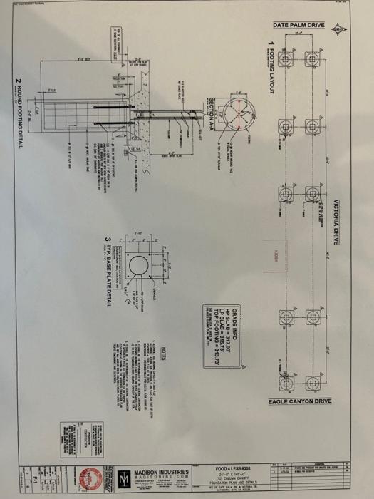Solved Given the attached drawing, complete a quantity-take | Chegg.com