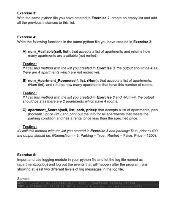 Solved OOP & Logging LAB OBJECTIVES: Understand the concept | Chegg.com