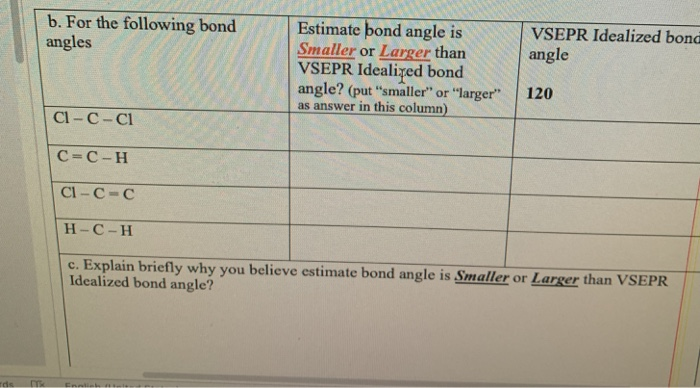 Solved EValuating the structure of CCl2CH2. Answer if the | Chegg.com