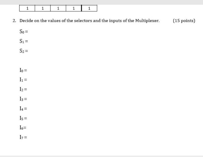 Solved 25 Points Question 2 Implement The Given Logic 6205
