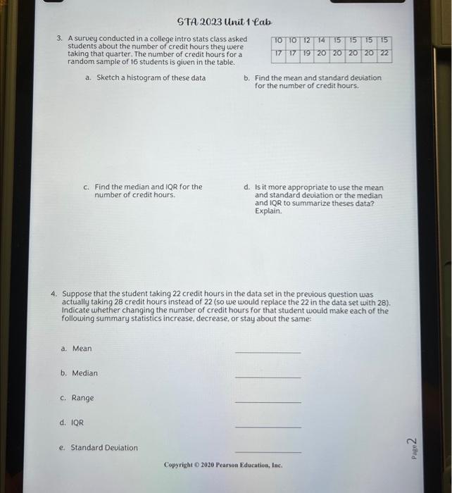 5. The five-number summary for midterm scores (number | Chegg.com