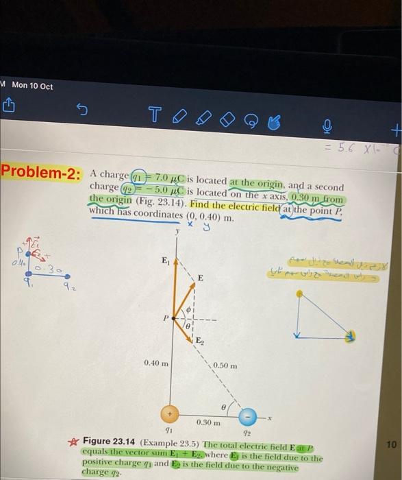 Solved 2: A charge q1=7.0μC is located at the origin, and a | Chegg.com