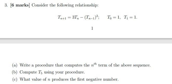 Solved 3. [6 marks] Consider the following relationship: | Chegg.com