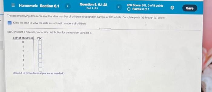 Solved Homework Section 6 1 Question 1 6 1 9 Hw Score 0