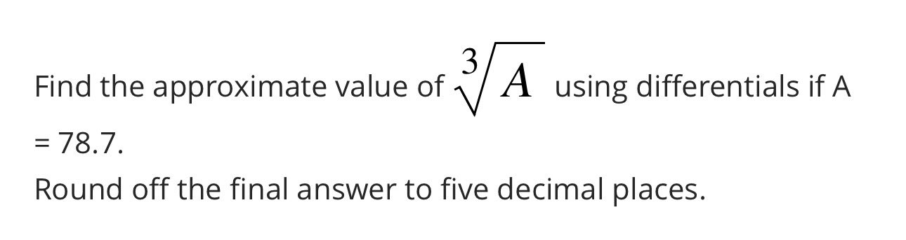 Solved NUMERICAL METHODS Find the approximate value of A3 | Chegg.com
