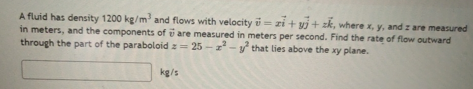Solved what is the correct answer?A fluid has density | Chegg.com