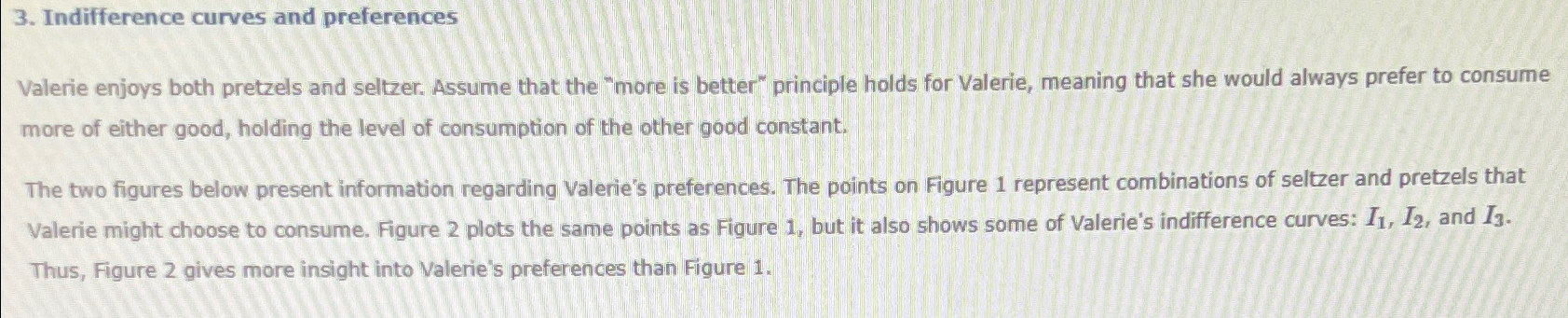 Solved Indifference curves and preferencesValerie enjoys | Chegg.com