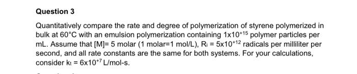 Solved Quantitatively compare the rate and degree of | Chegg.com