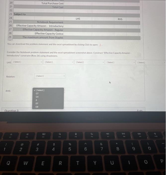 Solved Please help fill in the dropdowns according to the | Chegg.com