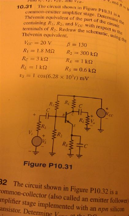 Solved The circuit shown in Figure P10.31 is a | Chegg.com