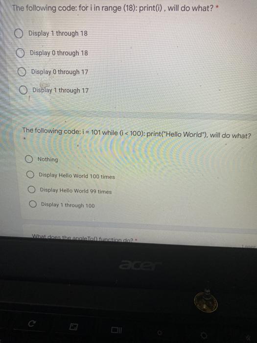 Solved A For Loop Does What Executes Code Until A Statement