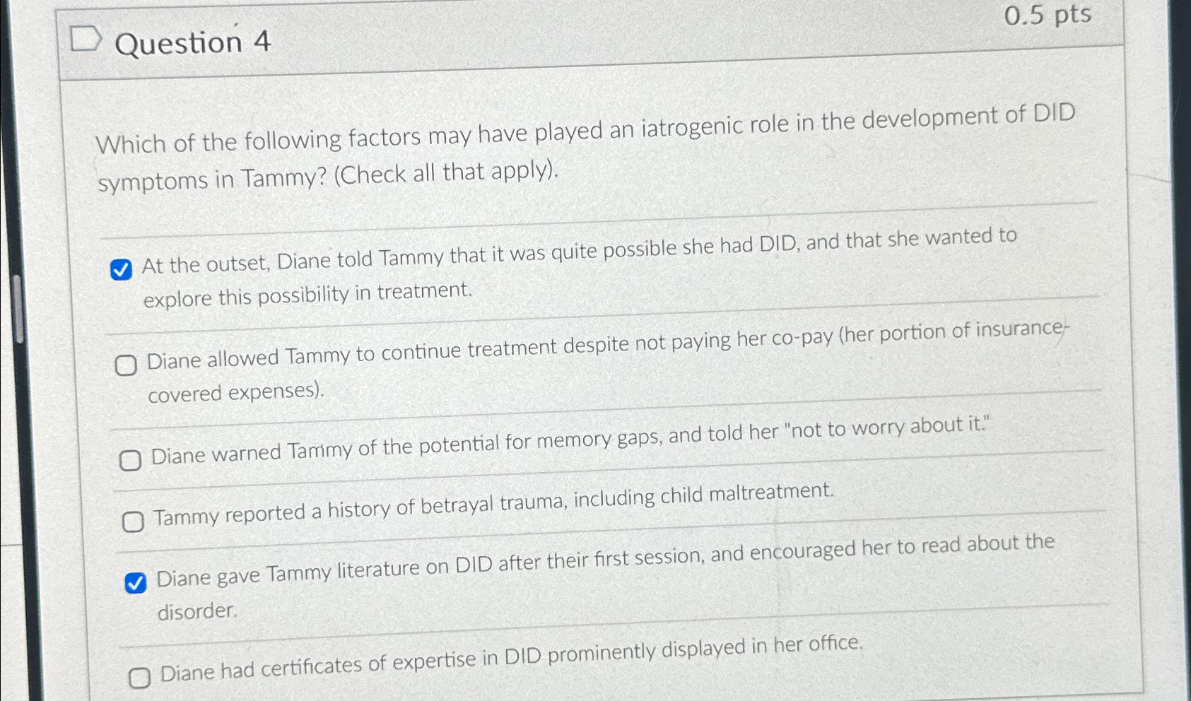 Solved Question 405 ﻿ptswhich Of The Following Factors May 