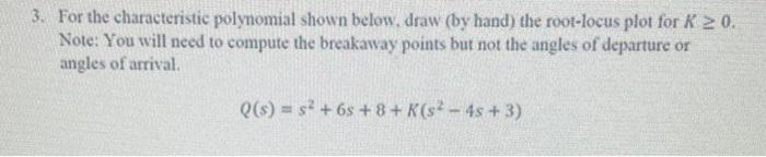 Solved For the characteristic polynomial shown below, draw | Chegg.com