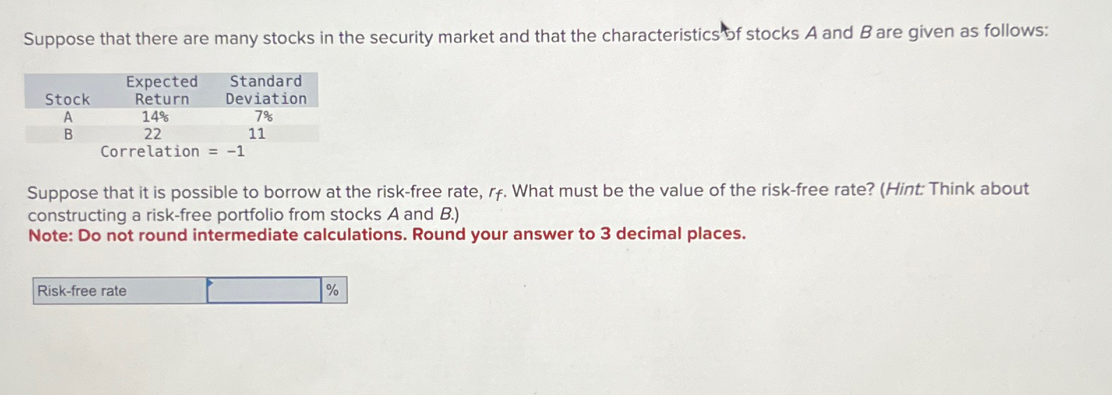 Solved Suppose that there are many stocks in the security | Chegg.com