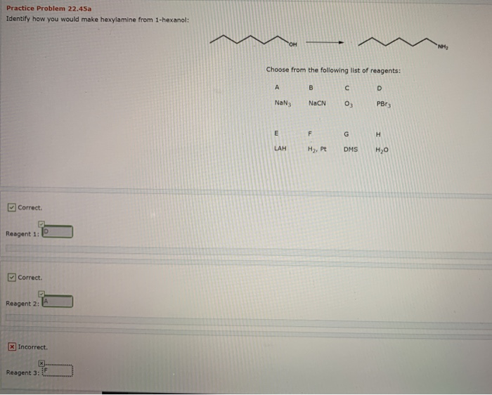 Solved Practice Problem 22.45a Identify how you would make | Chegg.com