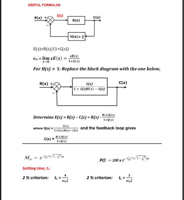 Q-2 Consider the servo system with tachometer | Chegg.com
