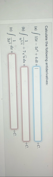 Solved Calculate the following | Chegg.com