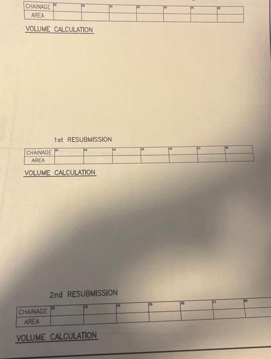 filling out my check sheet for road project and area | Chegg.com