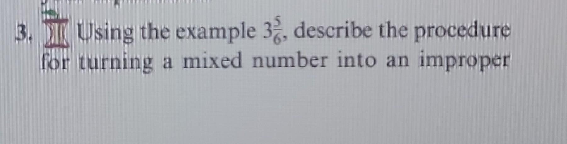 Solved 3. )∫ Using the example 365, describe the procedure | Chegg.com