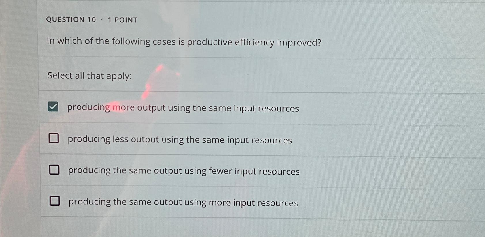 Solved QUESTION 10 - 1 ﻿POINTIn which of the following cases | Chegg.com