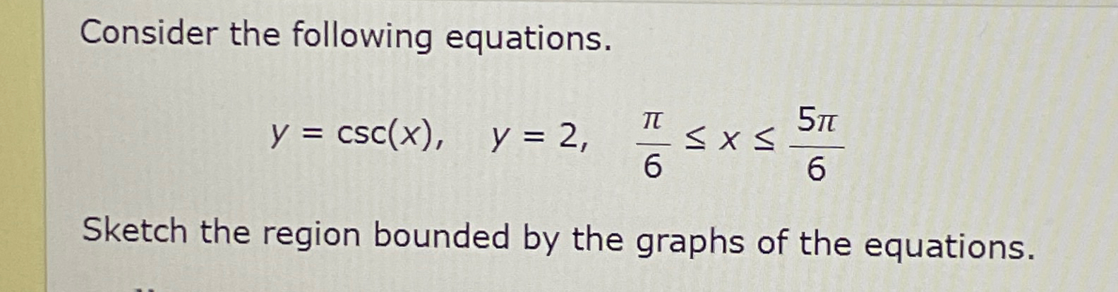 Solved Consider the following | Chegg.com